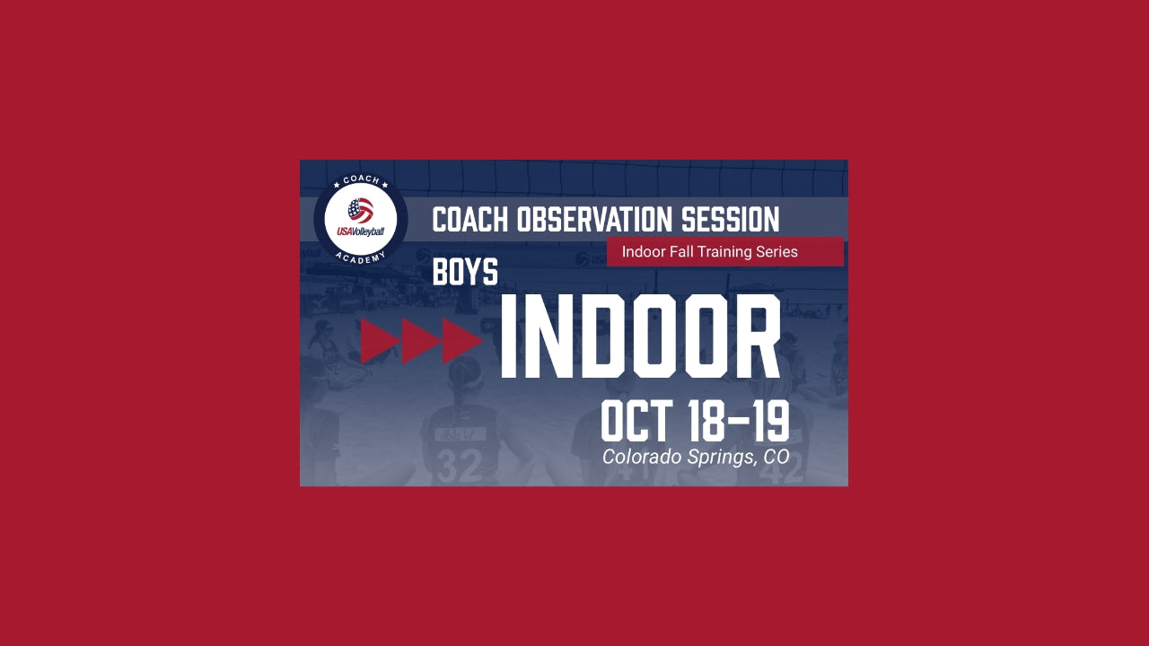 Coach Observation Sessions - Boys NDTP Indoor Fall 2024 – USA ...